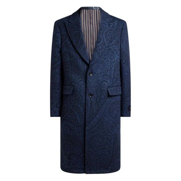 Etro | Jackets & Coats | Etro Men Jacquard Paisley Print Coat | Poshmark